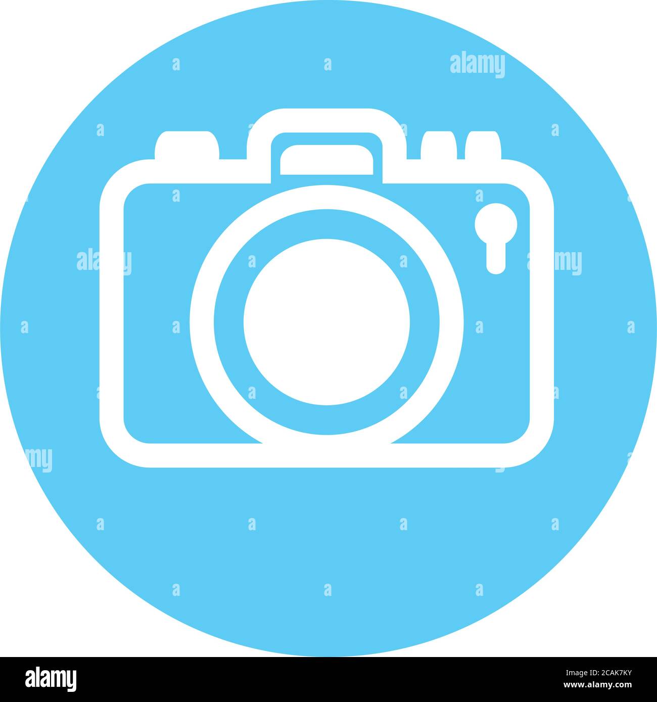 camera button icon, on white background Stock Vector Image & Art - Alamy