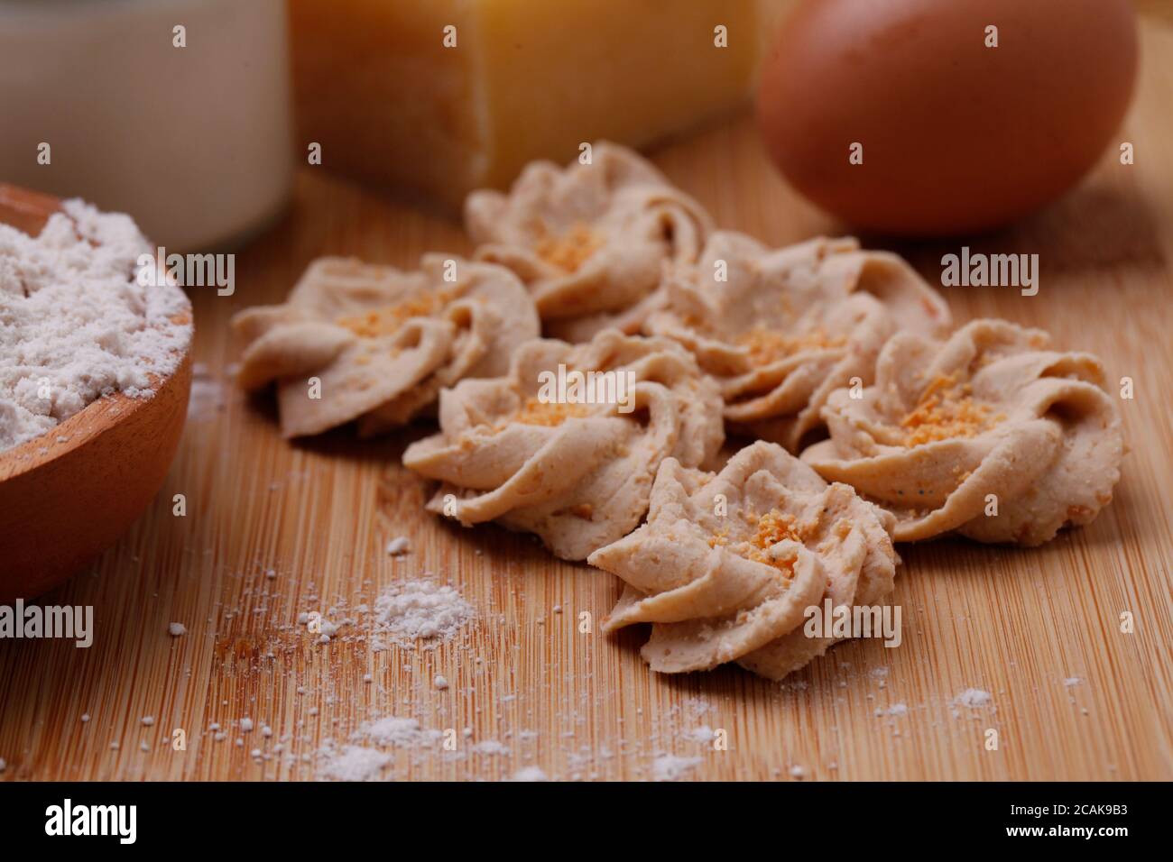Sagu keju or cheese sago cookies Indonesian cookies typically served ...