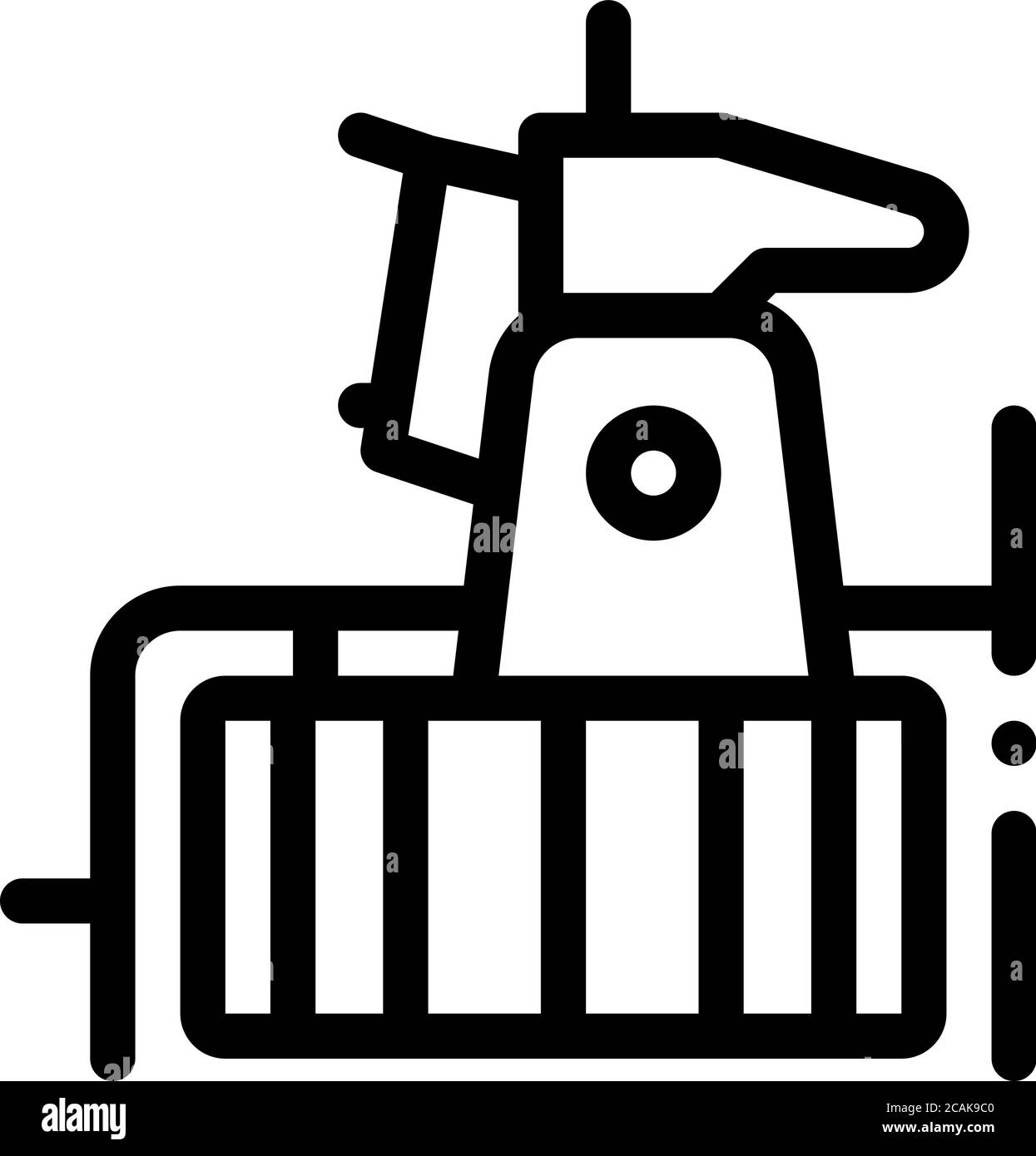 drain cleaning instrument icon vector outline illustration Stock Vector ...