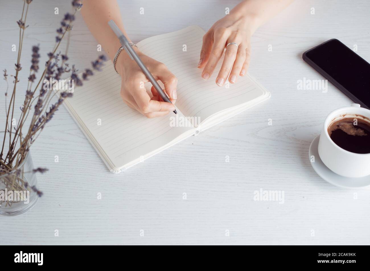 Note in a notebook hi-res stock photography and images - Alamy