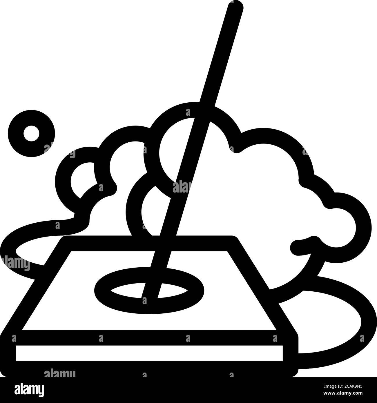 drain cleaning icon vector outline illustration Stock Vector Image ...