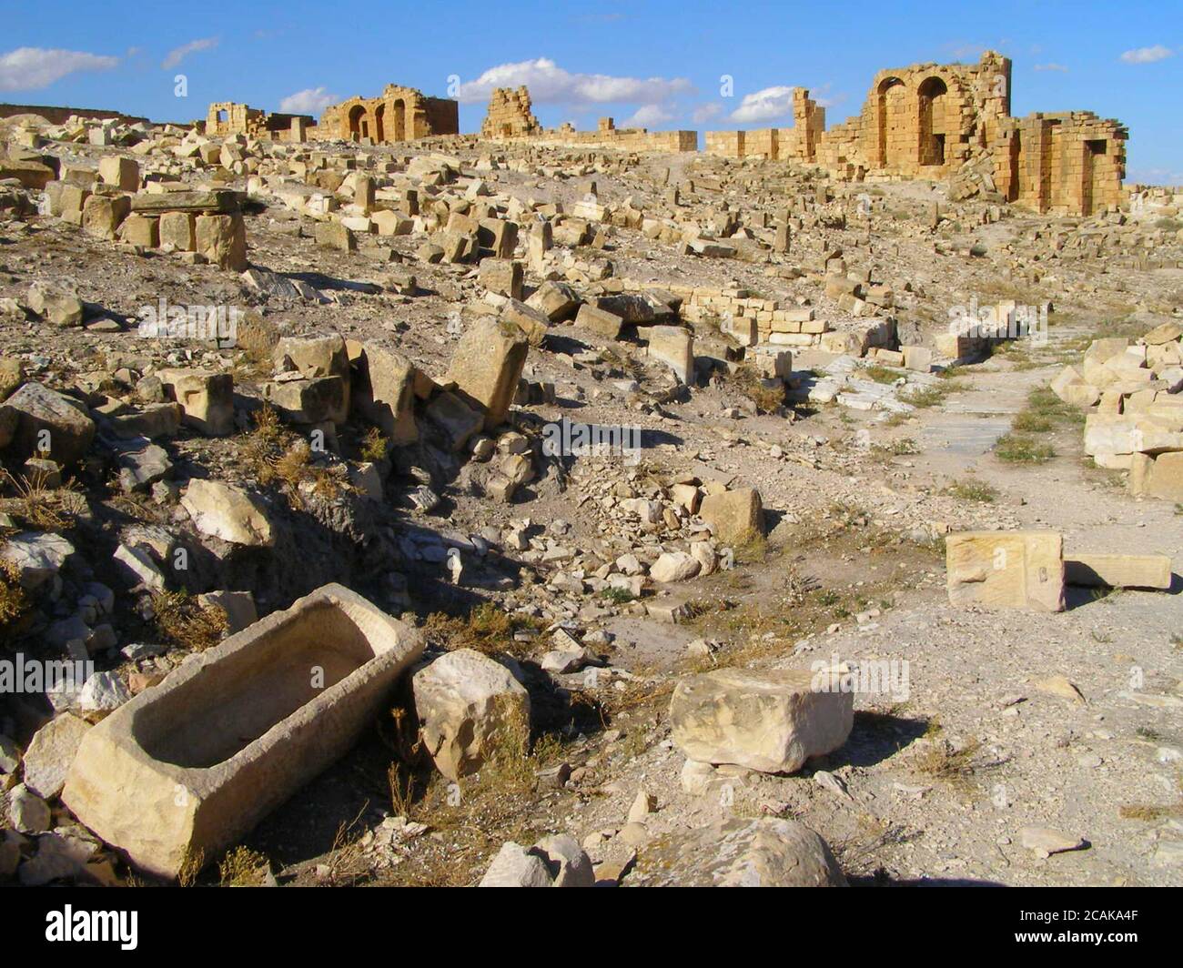 HAIDRA, TUNISIA. ROMAN AND BYZANTINE RUINS IN WESTERN TUNISIA Stock ...