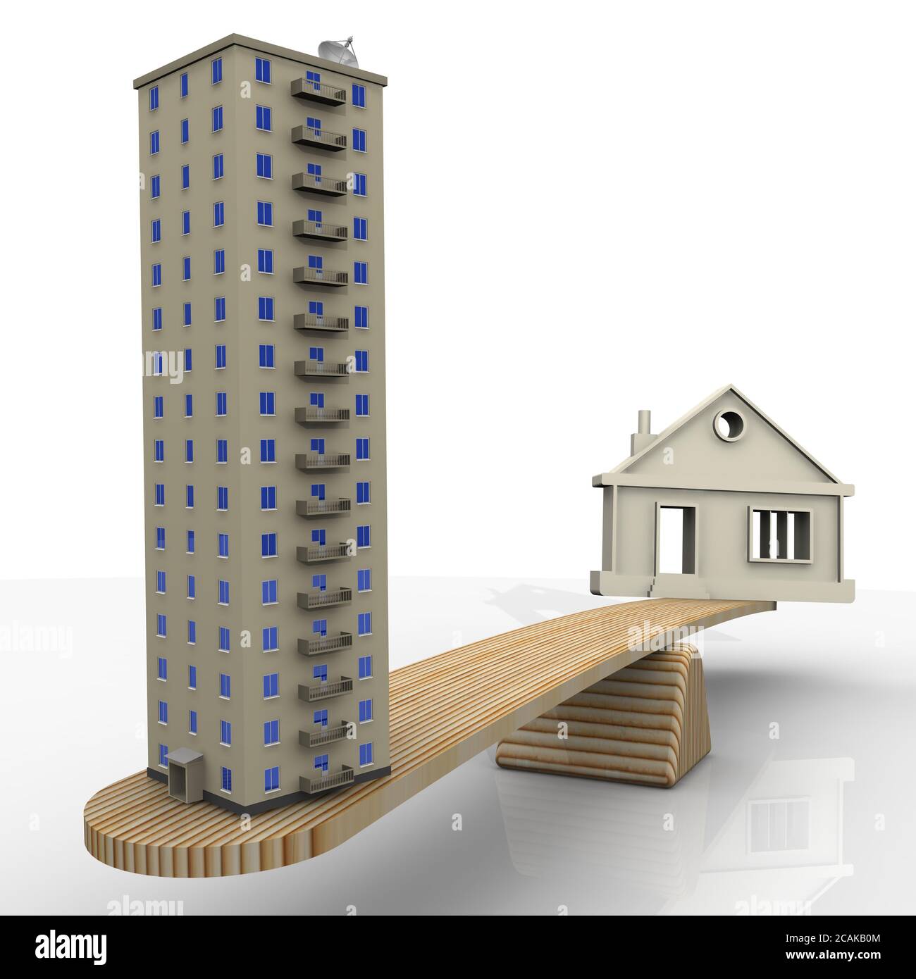 House or apartment. Private house and apartment building weighed on the ...