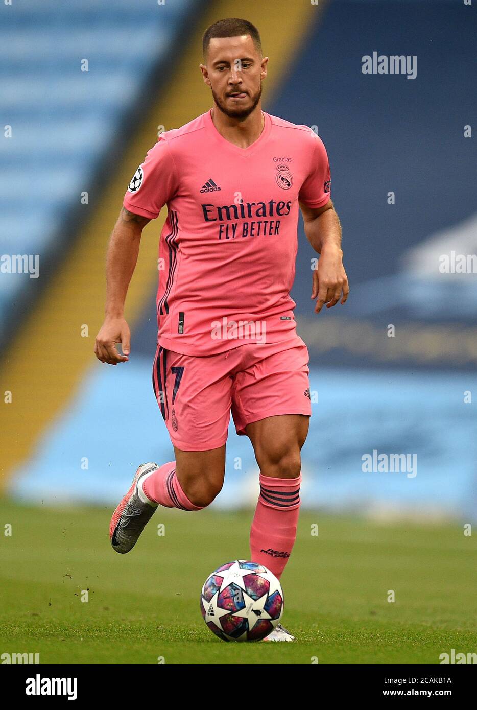 Real Madrid's Eden Hazard in action during the UEFA Champions League ...