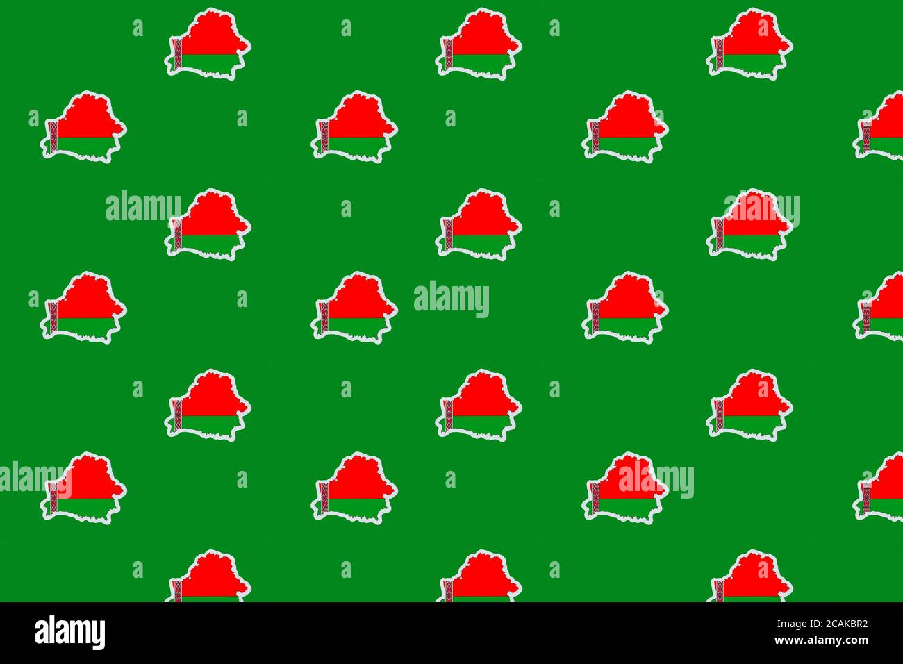 Seamless pattern of Country border outline map of Belarus. Shape and ...