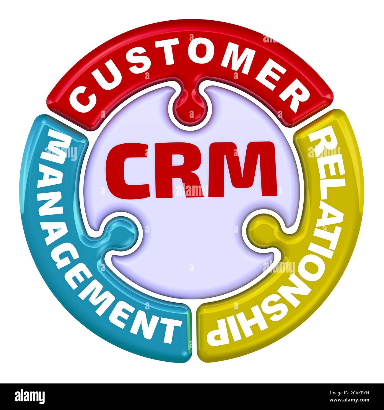 CRM label. The inscription "CRM. Customer Relationship Management" on ...