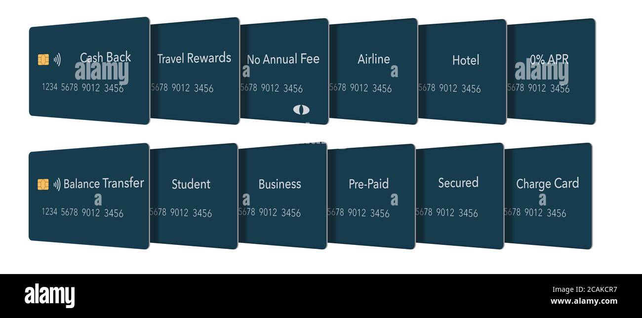 Types of emv cards hi-res stock photography and images - Alamy