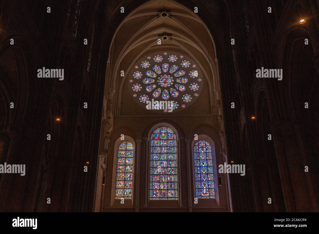 Stained Glass Rose Window Chartres Cathedral at Rodney Swisher blog
