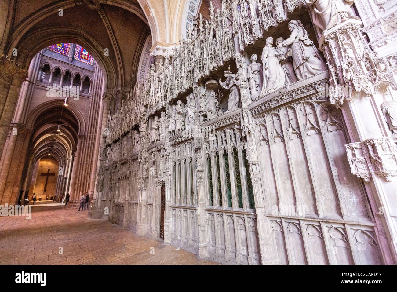 Sculpture on the choir screen hi-res stock photography and images - Alamy
