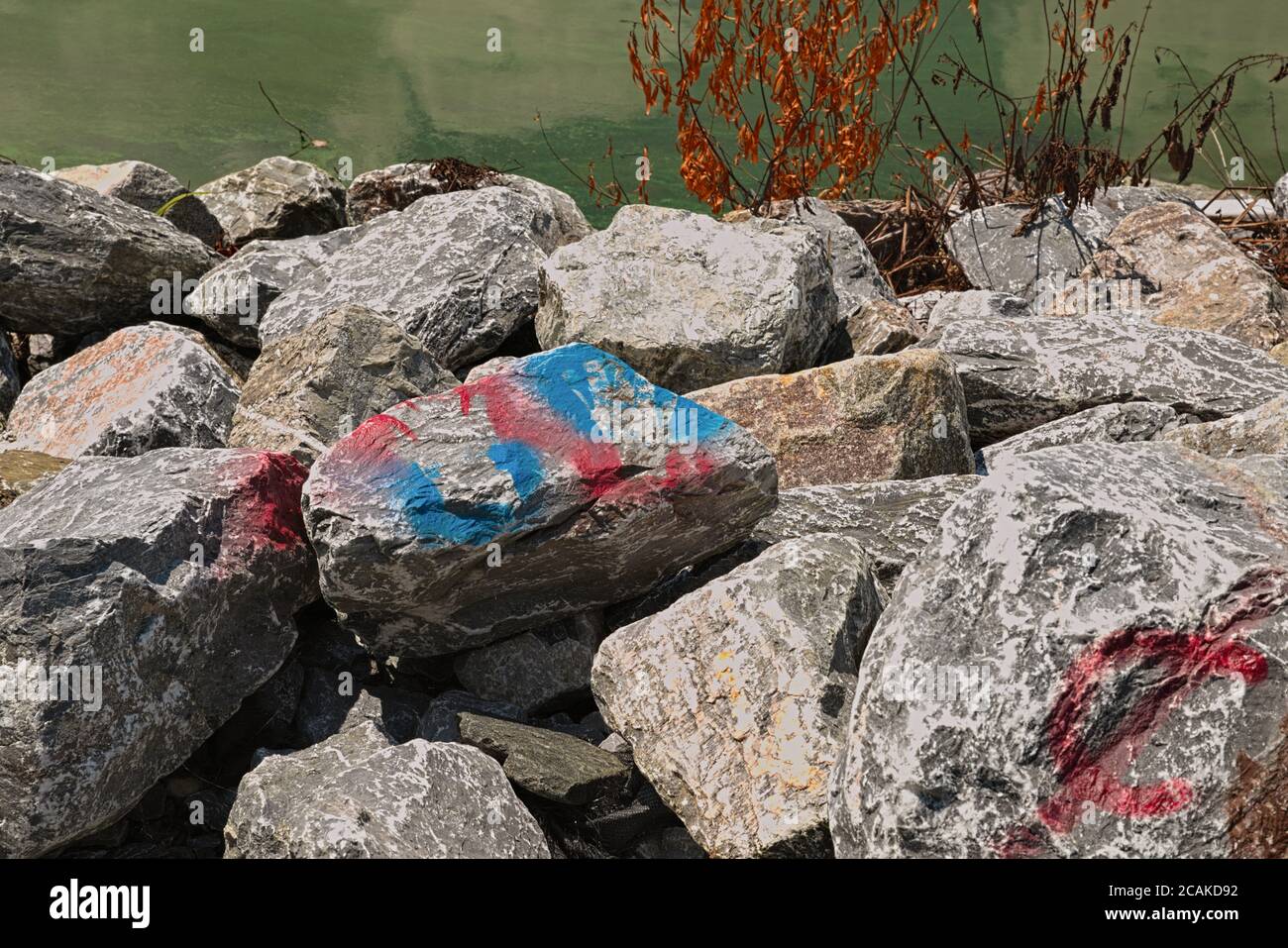 Grafitti rock hi-res stock photography and images - Alamy