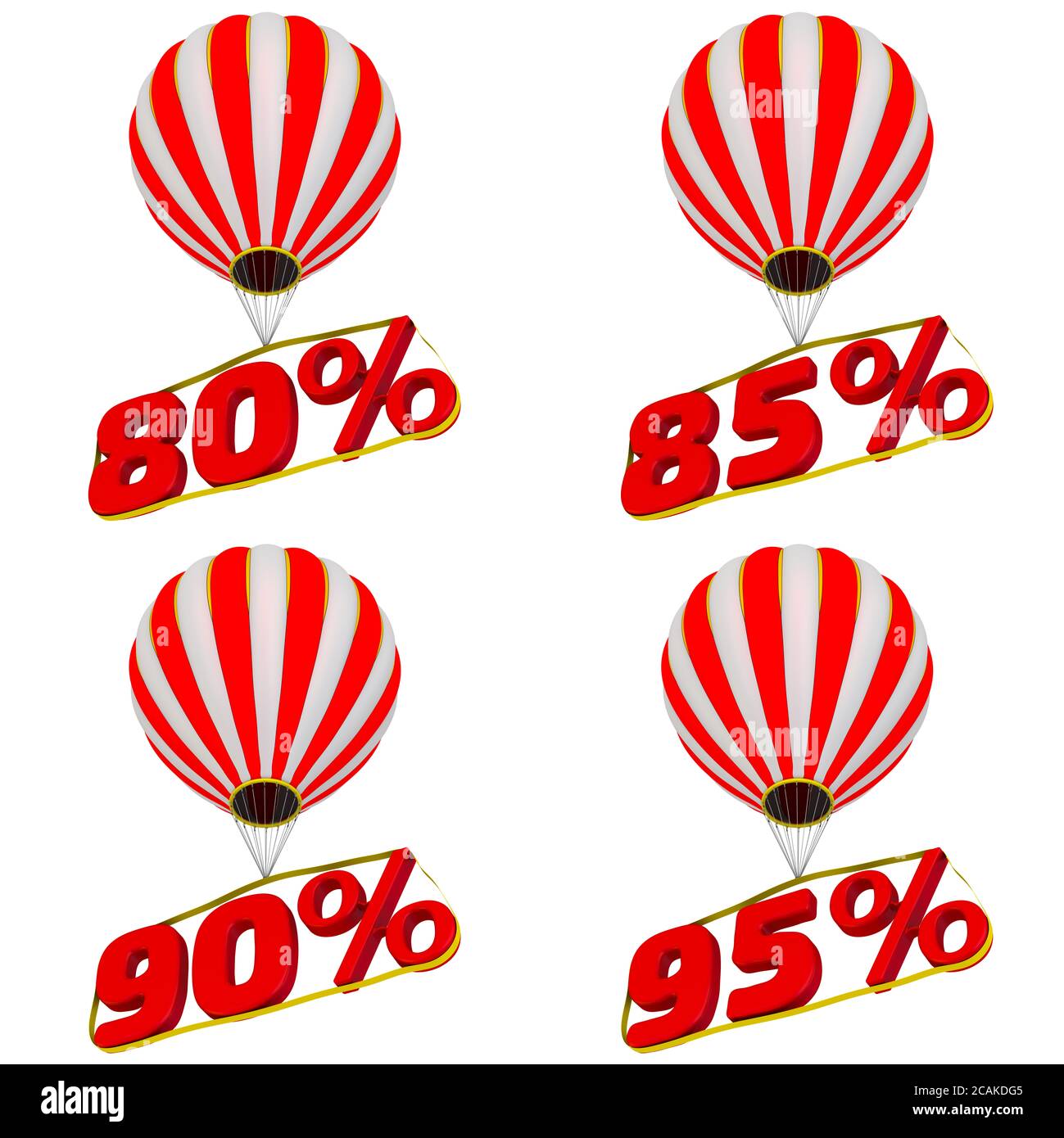 3d ninety five percent hi-res stock photography and images - Alamy