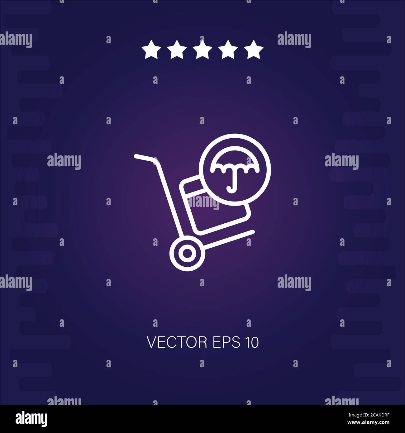 delivery box vector icon modern illustration Stock Vector Image & Art ...