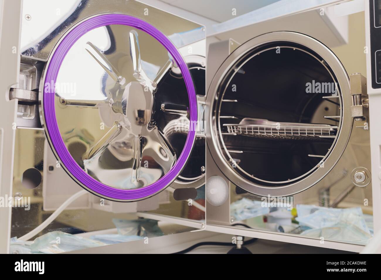 Modern laboratory autoclave sterilizer in dentistry sterilization ...