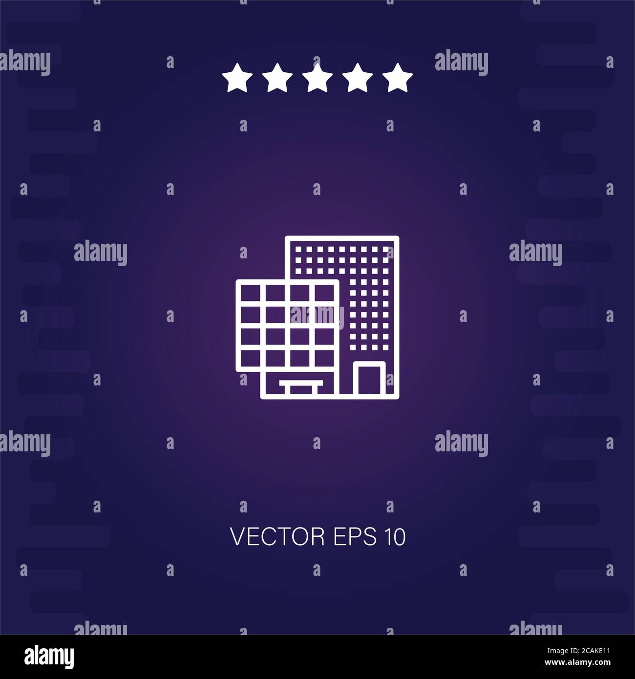 building vector icon modern illustration Stock Vector Image & Art - Alamy