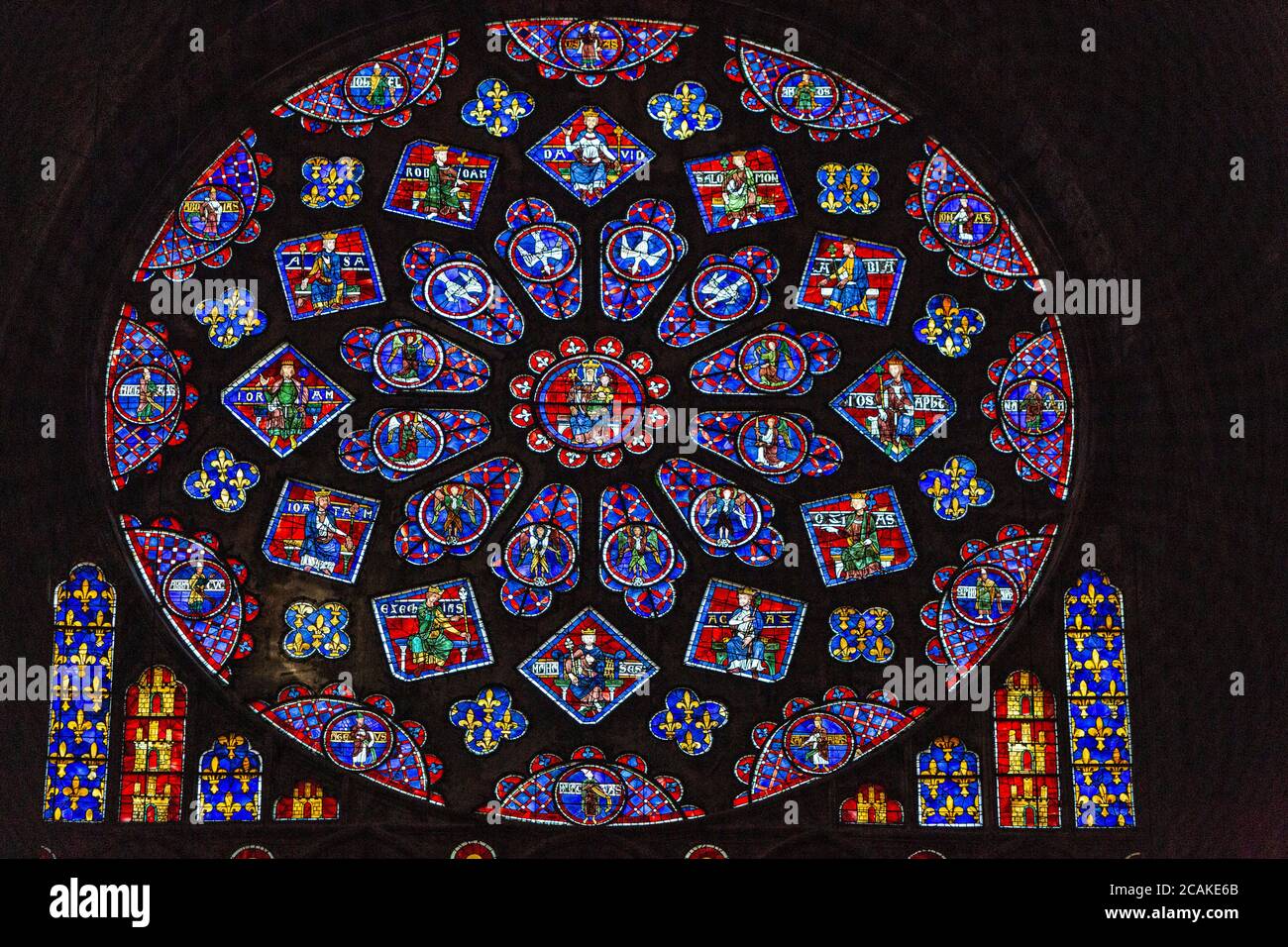 Chartres Cathedral Rose Window High Resolution Stock Photography and ...