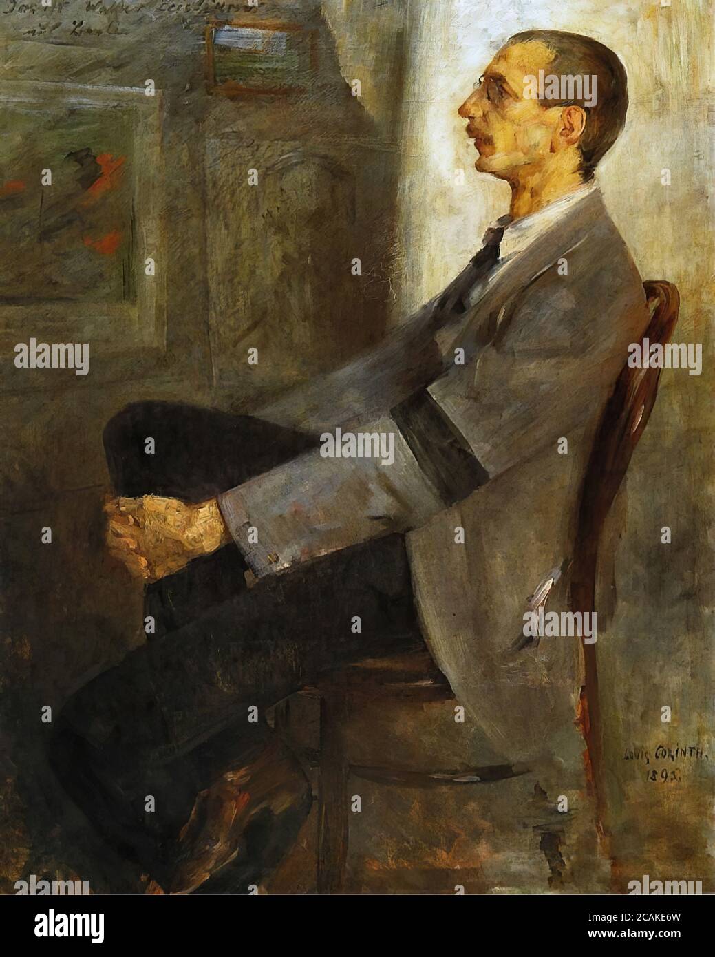 Corinth Lovis - Portrait of the Painter Walter Leistilow - German ...