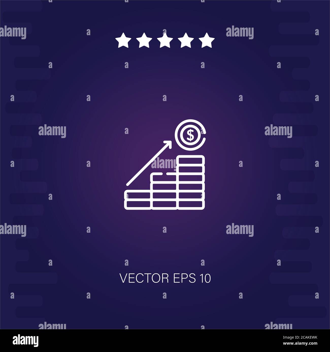 increase vector icon modern illustration Stock Vector Image & Art - Alamy