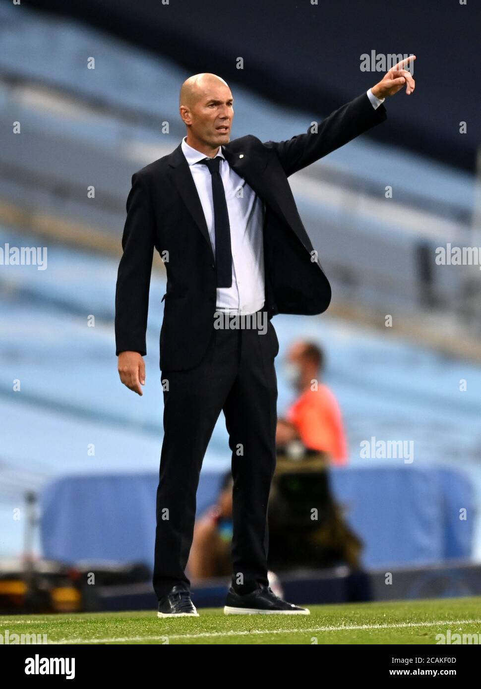 Real Madrid manager Zinedine Zidane during the UEFA Champions League ...