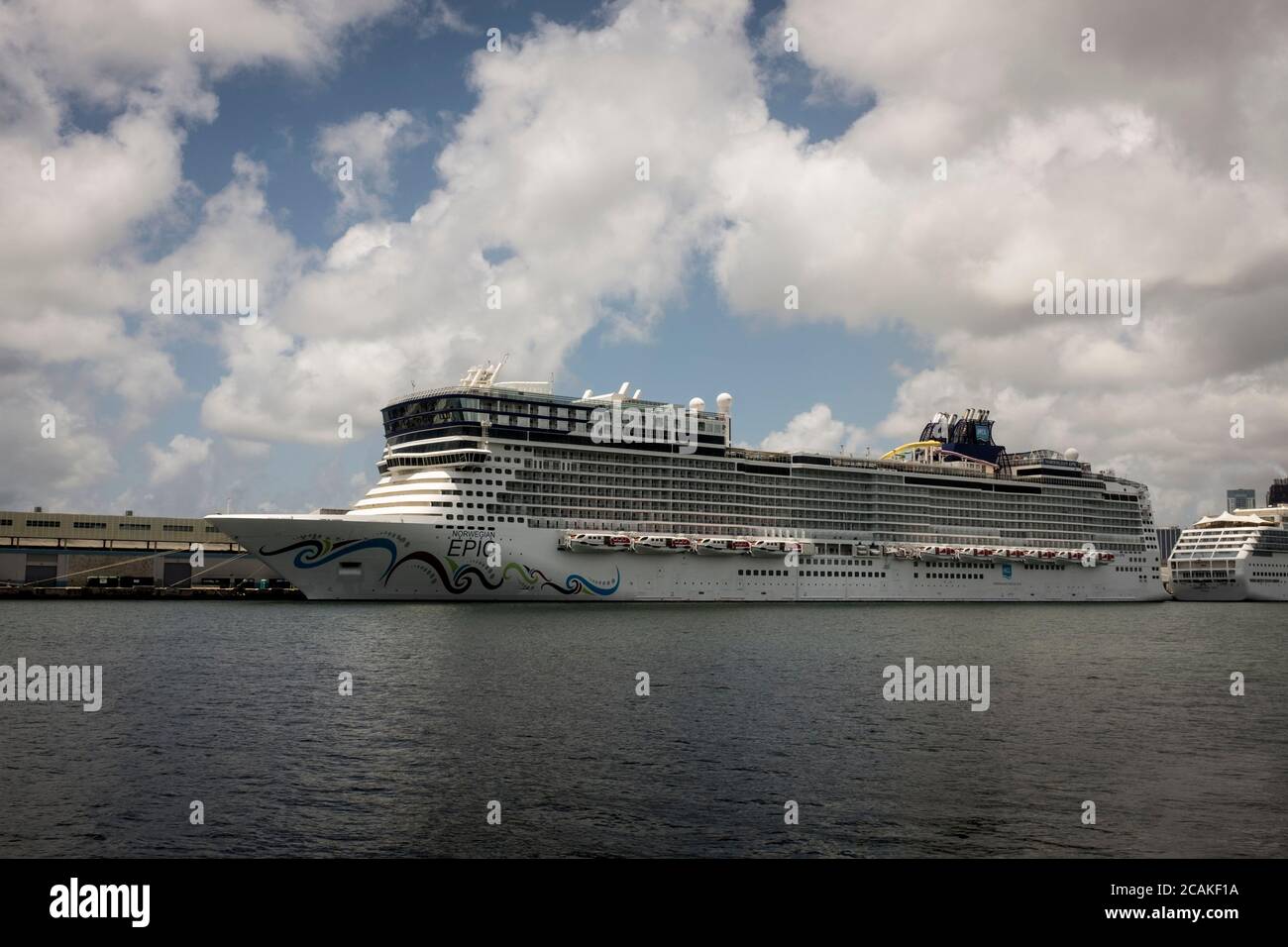 Norwegian Cruise Line ships moored at PortMiami, Cruise Capital of the ...