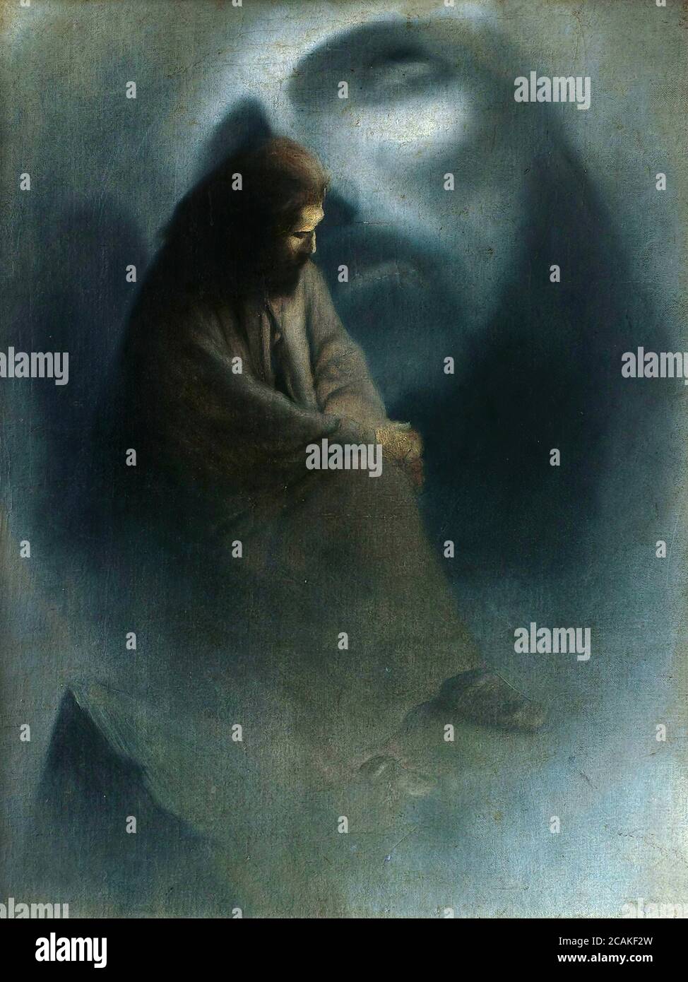 Diefenbach Karl Wilhelm - Der Prophet - German School - 19th Century ...