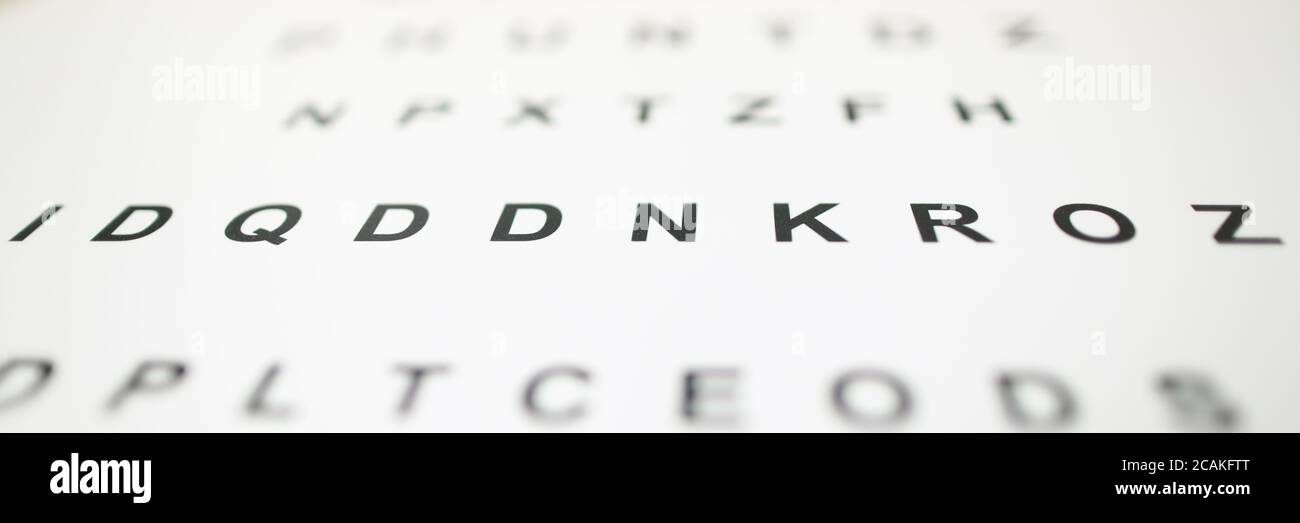 Black capital letter on list Stock Photo - Alamy