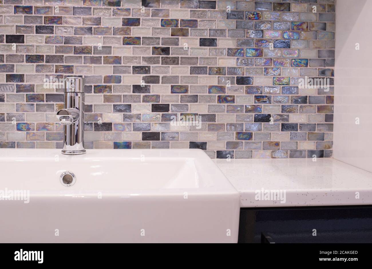 New chrome tap example Stock Photo - Alamy