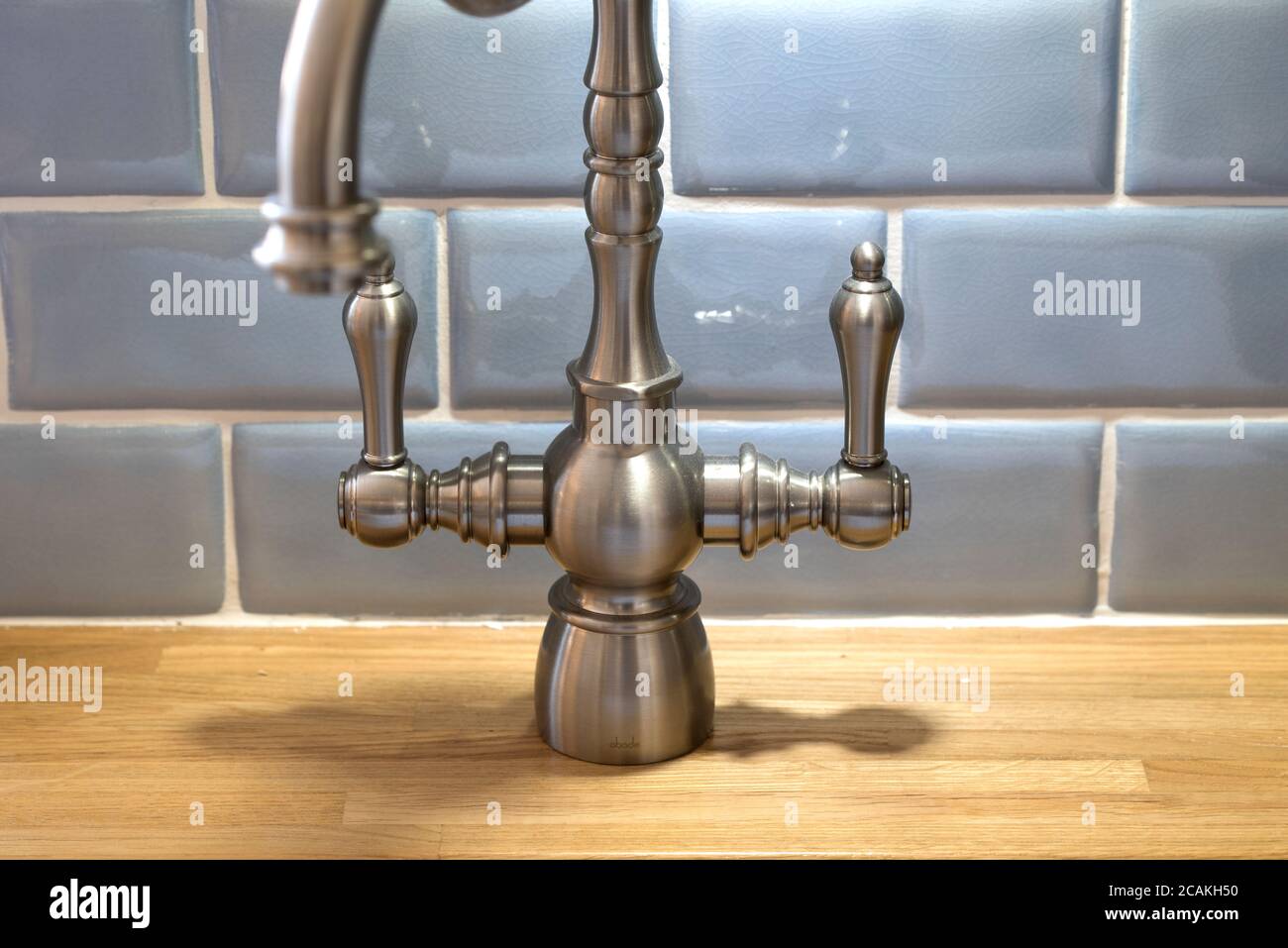 New chrome retro style tap example Stock Photo - Alamy