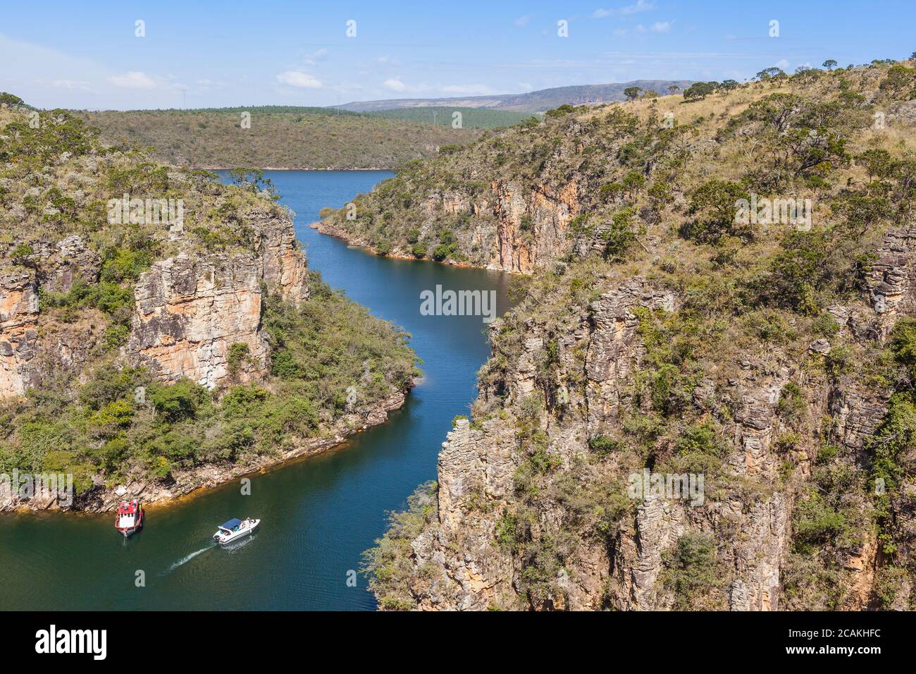 View from top of Furnas Canyon - Capitolio - Minas Gerais - Brazil ...