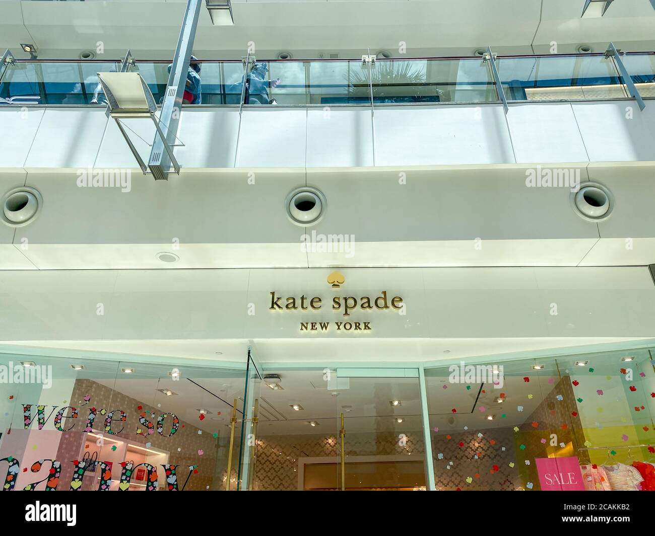 Orlando,FL/USA- 7/4/20: The exterior sign of a Kate Spade retail ...