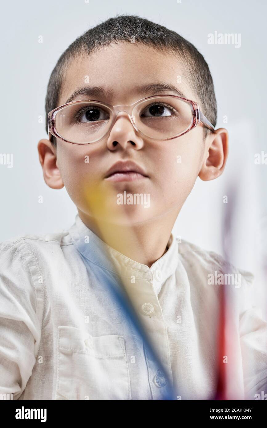 Smart boy hi-res stock photography and images - Alamy