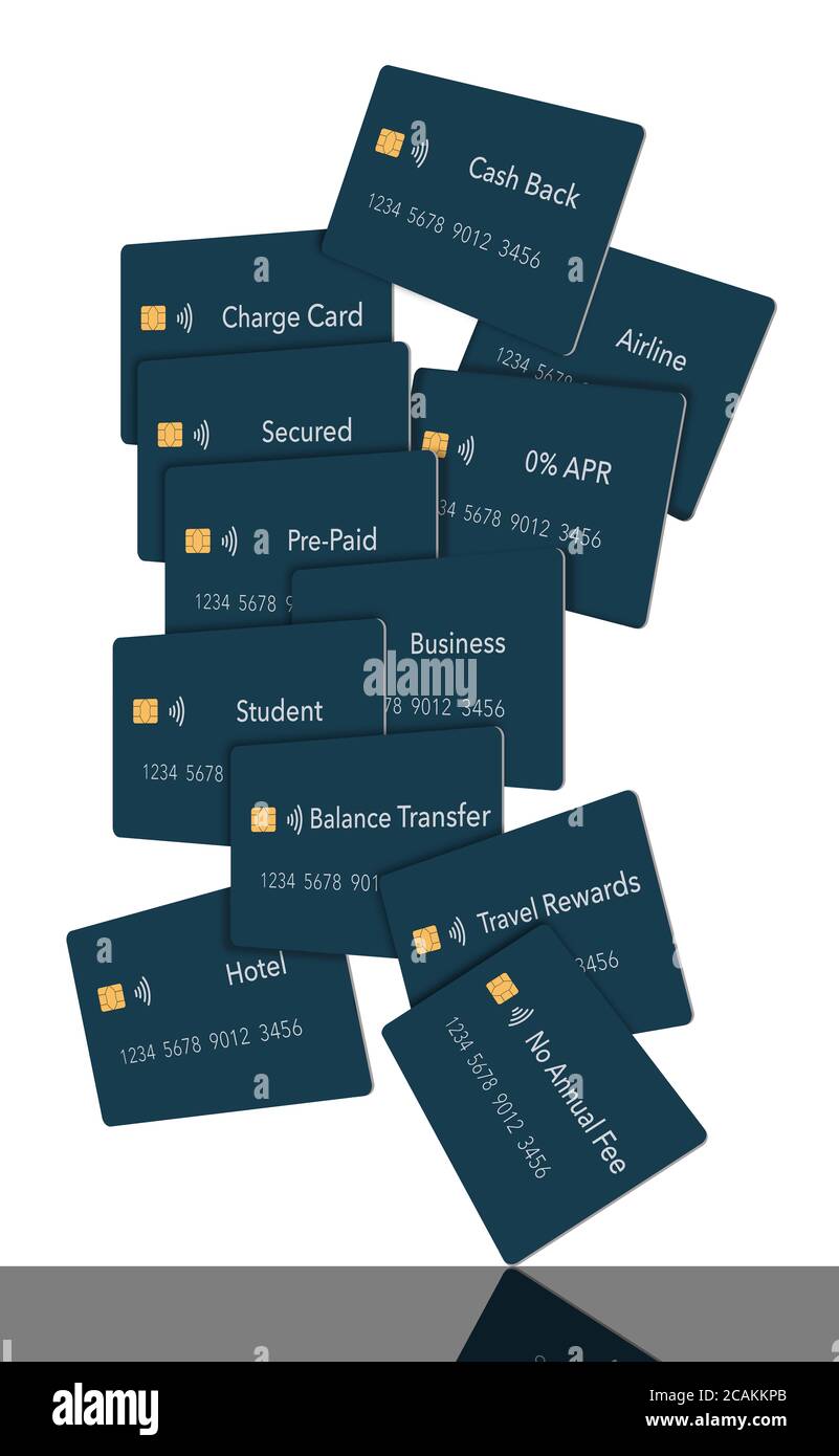 Types of emv cards hi-res stock photography and images - Alamy