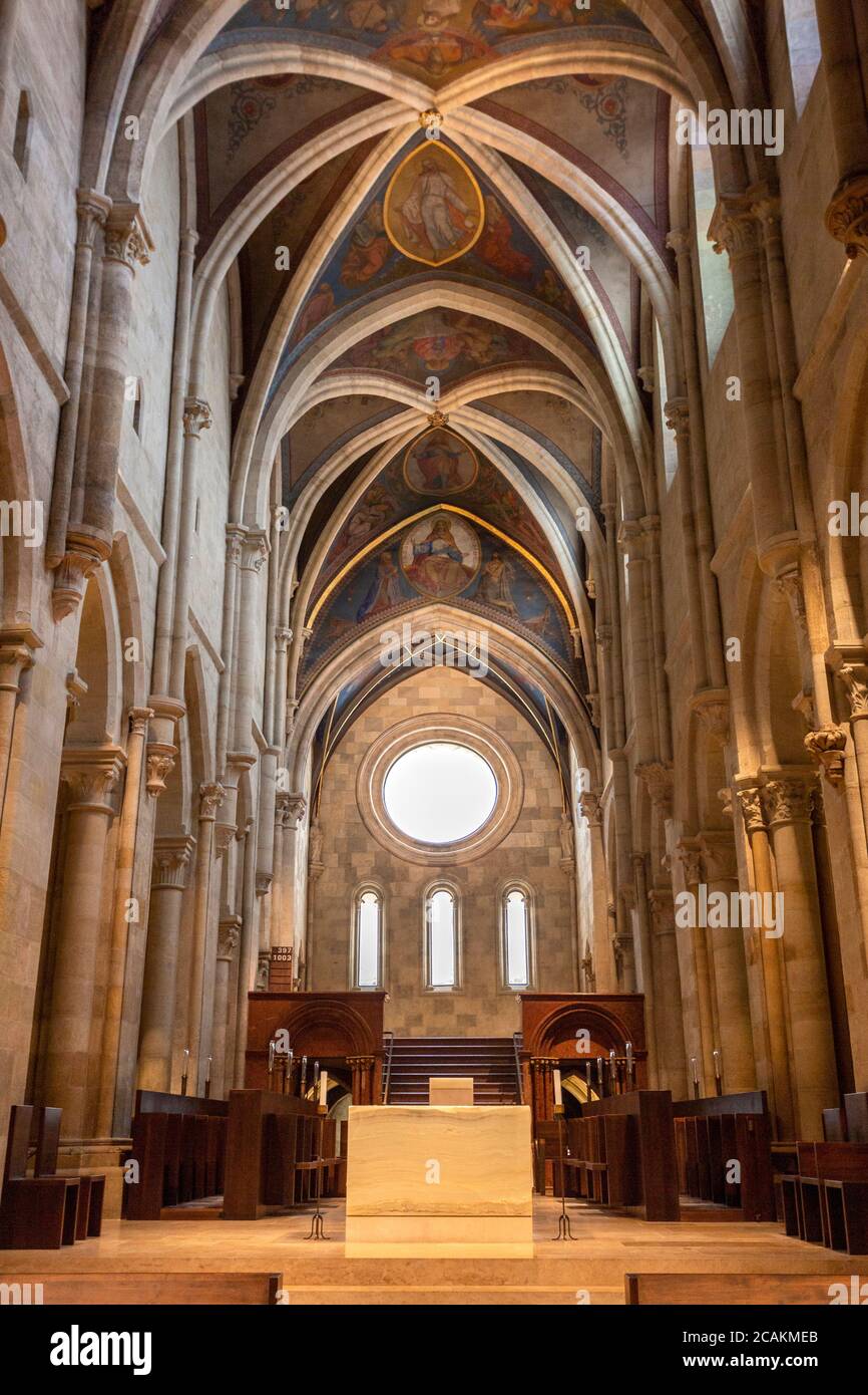 Interior of the Pannonhalma Archabbey in Pannonhalma, Hungary Stock ...