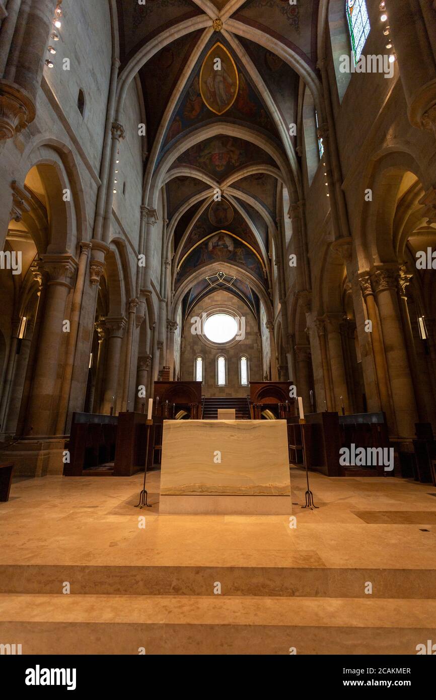 Interior of the Pannonhalma Archabbey in Pannonhalma, Hungary Stock ...