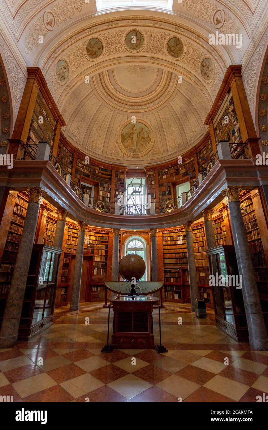 Library of the Pannonhalma Archabbey in Pannonhalma, Hungary Stock ...
