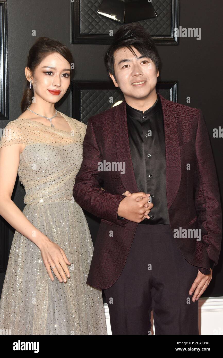 LOS ANGELES - JAN 26: Gina Alice Redlinger, Lang Lang at the 2020 ...