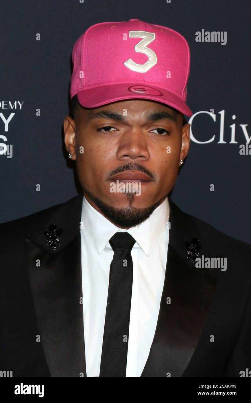 LOS ANGELES - JAN 25: Chance The Rapper at the 2020 Clive Davis Pre ...