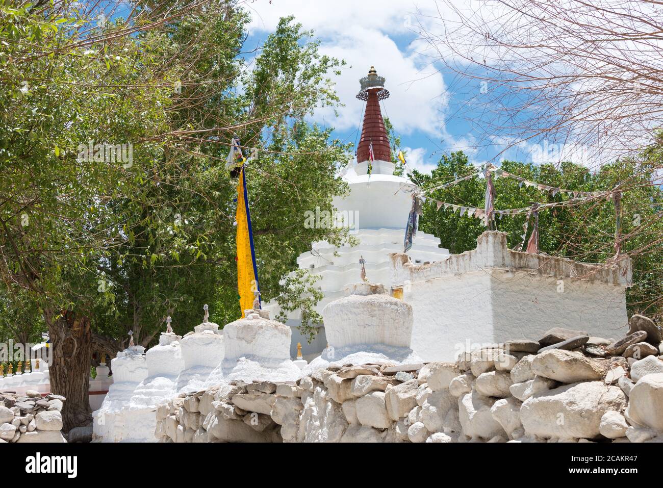 Ladakh, India - Gomang Stupa in Leh, Ladakh, Jammu and Kashmir, India ...