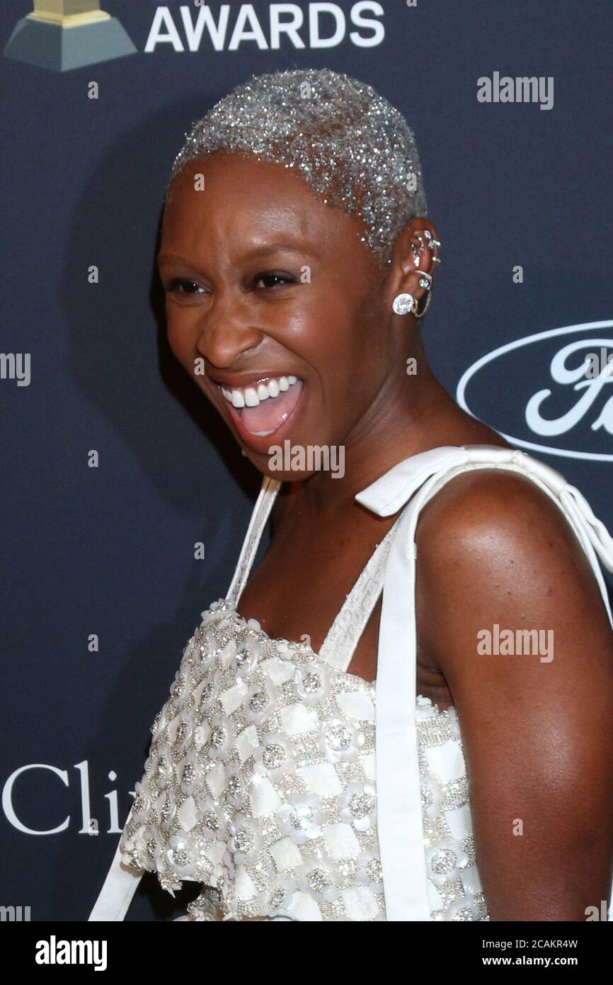 LOS ANGELES - JAN 25: Cynthia Erivo at the 2020 Clive Davis Pre-Grammy ...