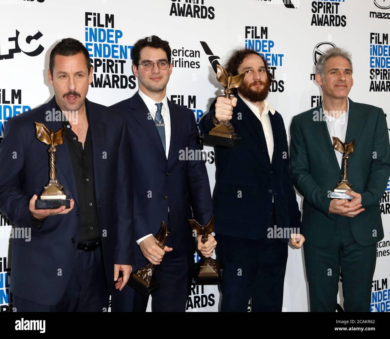 LOS ANGELES - FEB 8: Adam Sandler, Benny Safdie, Josh Safdie, Ronald ...