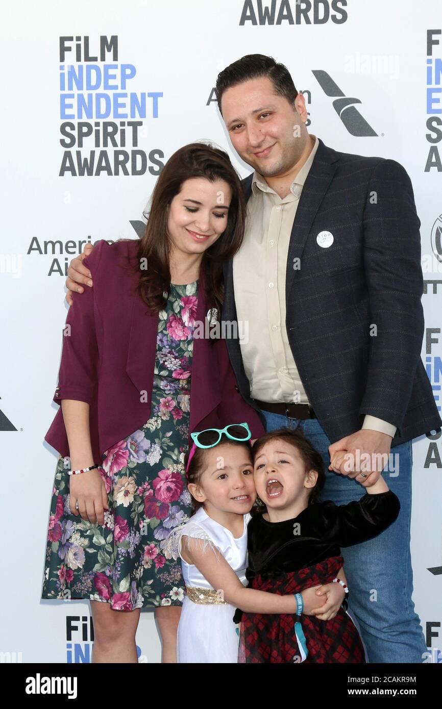 LOS ANGELES - FEB 8: Hamza al-Kateab, Waad al-Kateab and their ...