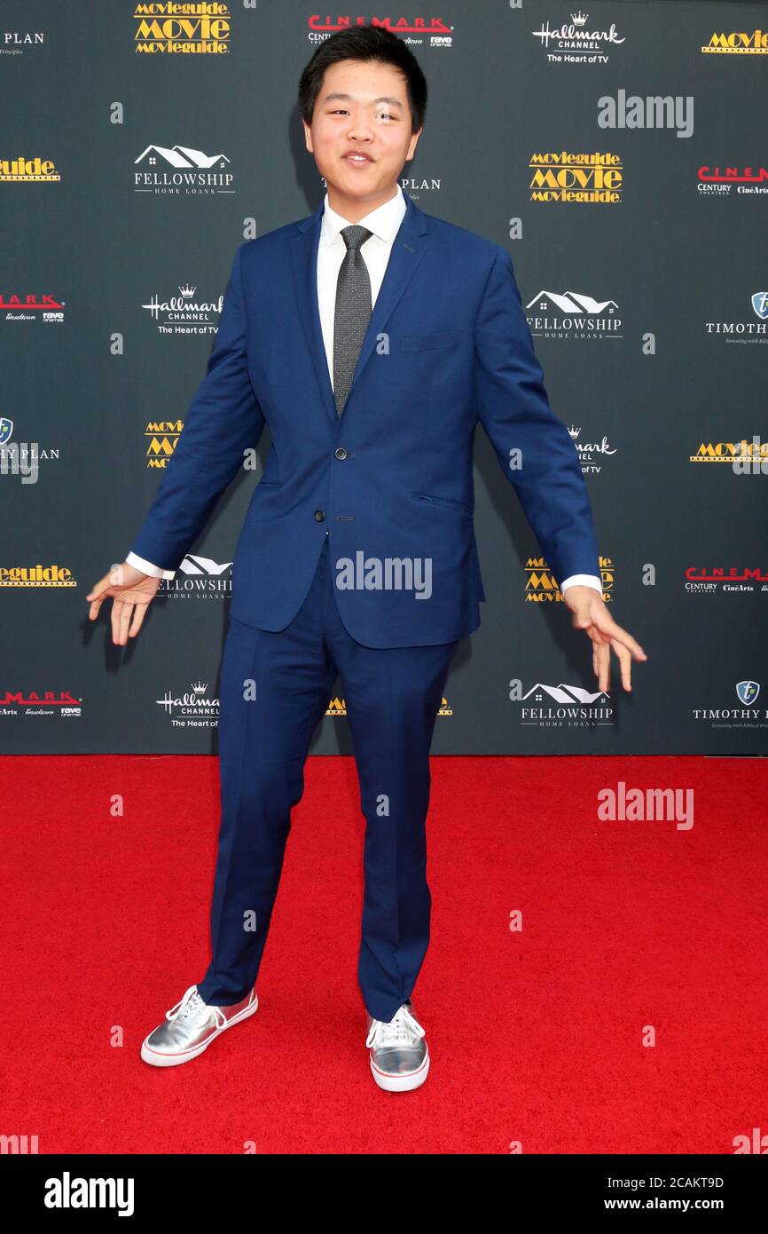 LOS ANGELES - JAN 24: Hudson Yang at the 2020 Movieguide Awards at the ...