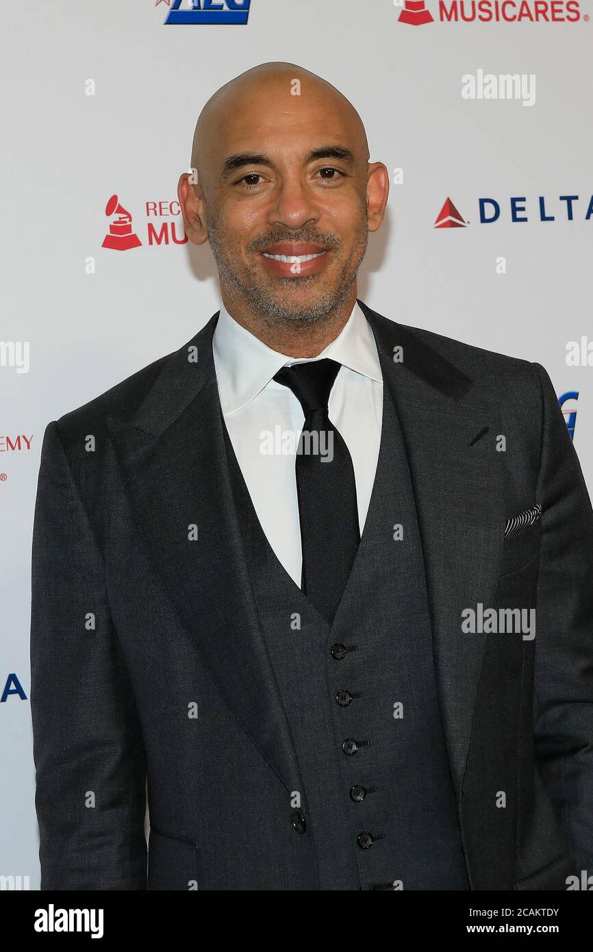 LOS ANGELES - JAN 24: Harvey Mason Jr at the 2020 Muiscares at the Los ...