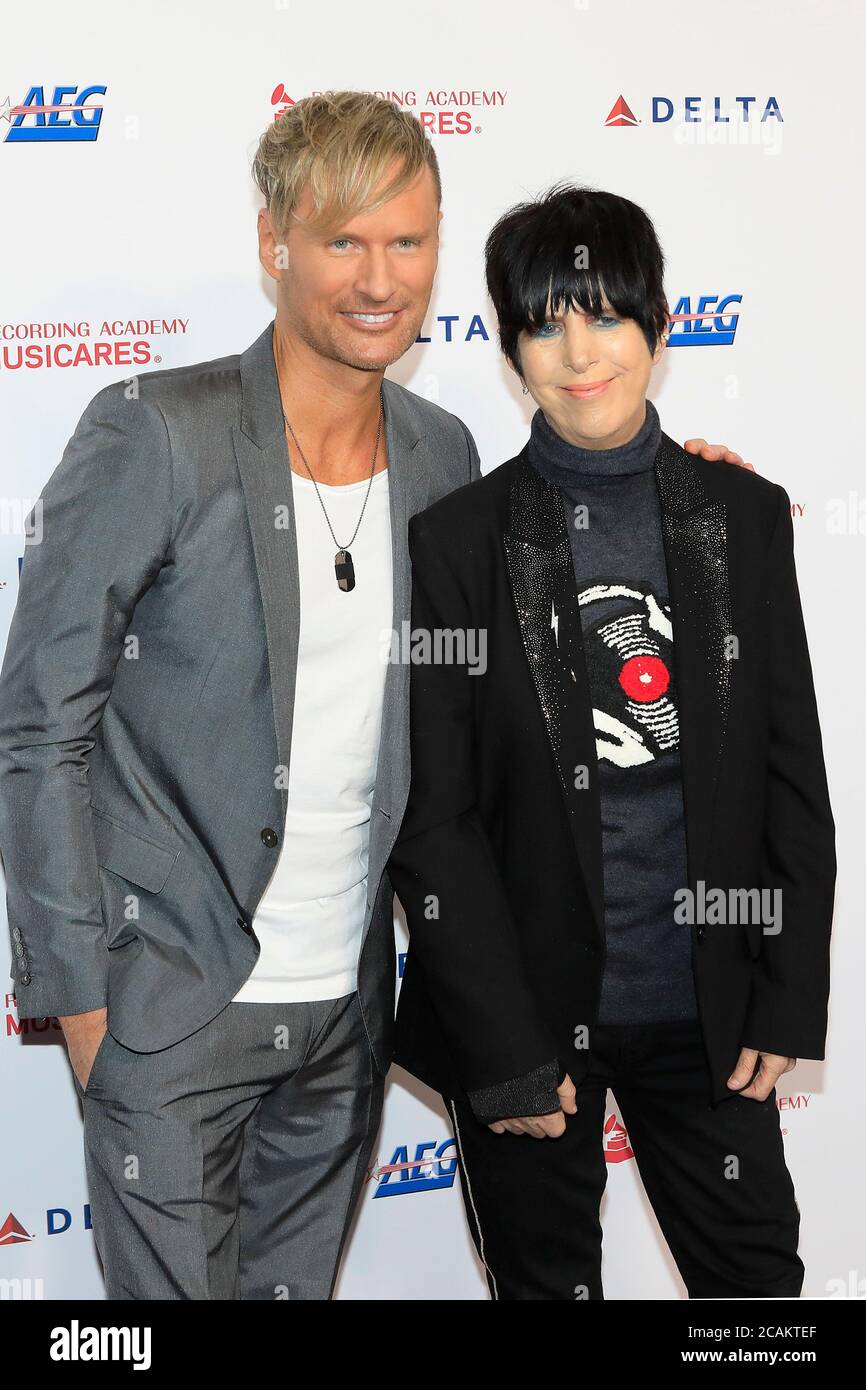 LOS ANGELES - JAN 24: Brian Tyler, Diane Warren at the 2020 Muiscares ...