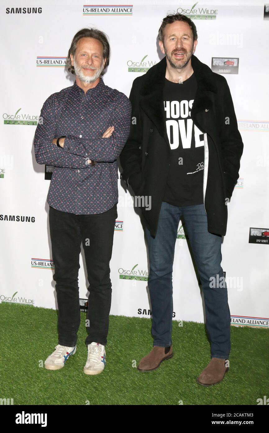 LOS ANGELES - FEB 6: Steven Weber, Chris O'Dowd at the 2020 Oscar Wilde ...