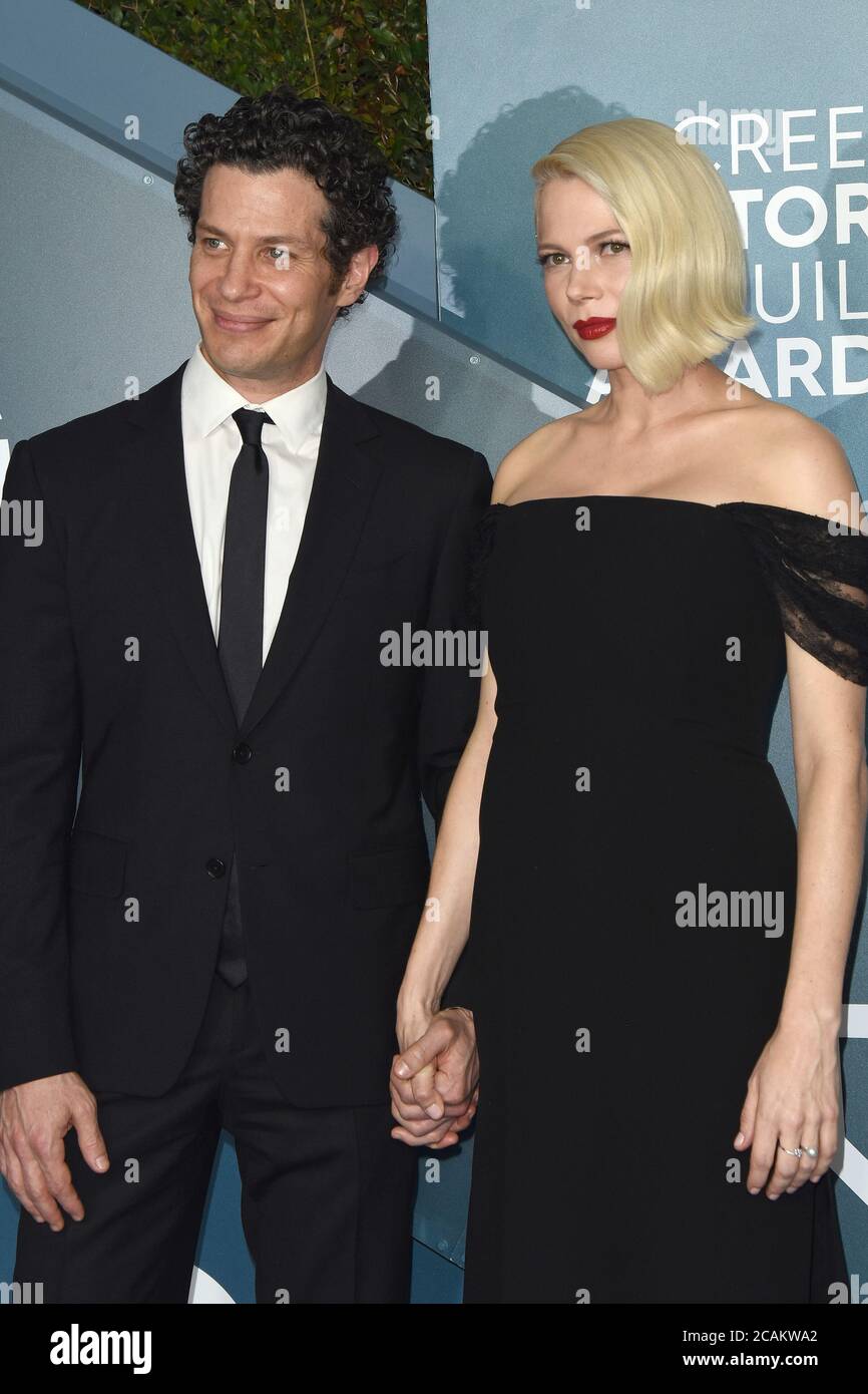 LOS ANGELES - JAN 19: Hamilton Thomas Kail, Michelle WIlliams at the ...