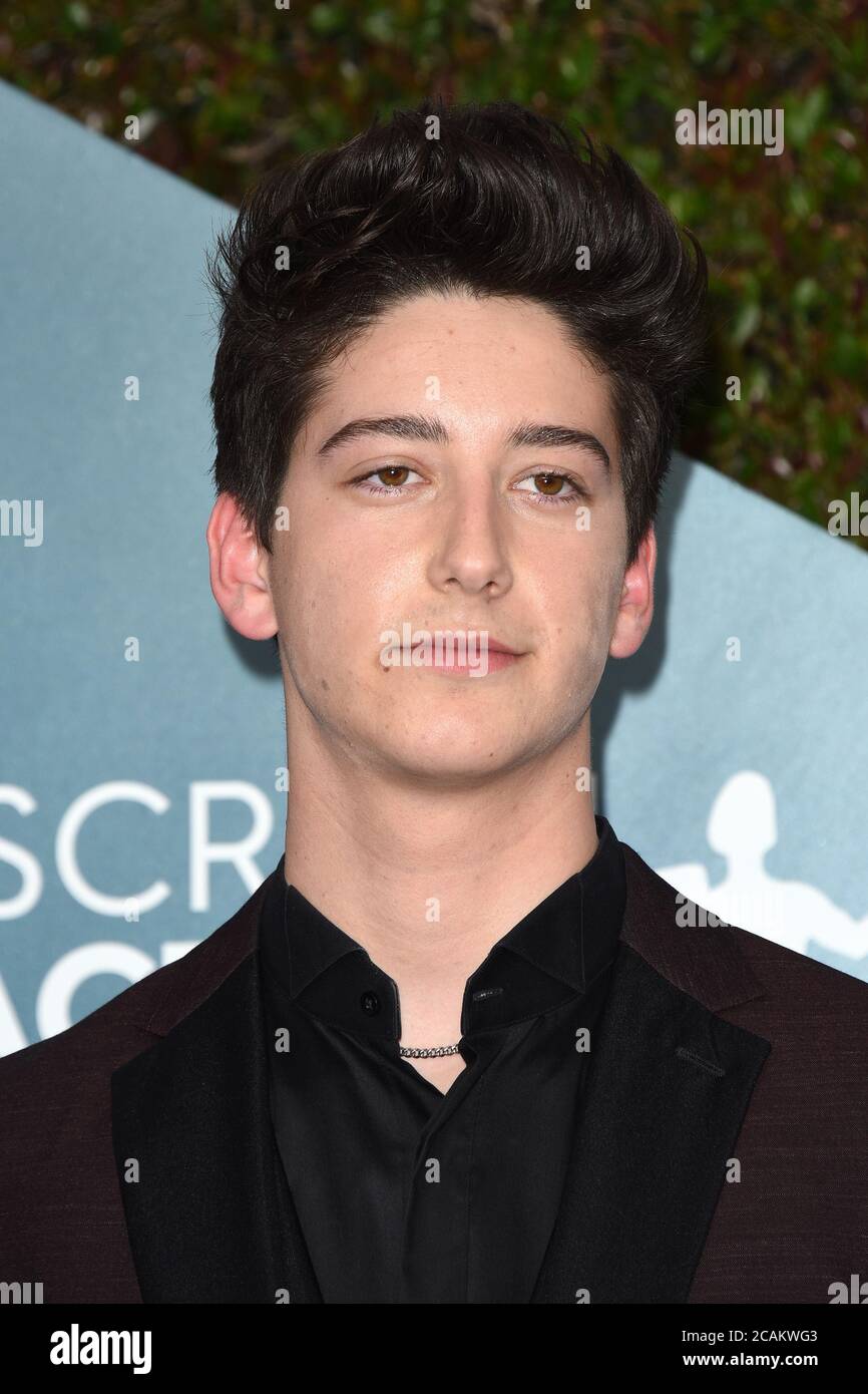 LOS ANGELES - JAN 19: Milo Manheim at the 26th Screen Actors Guild ...