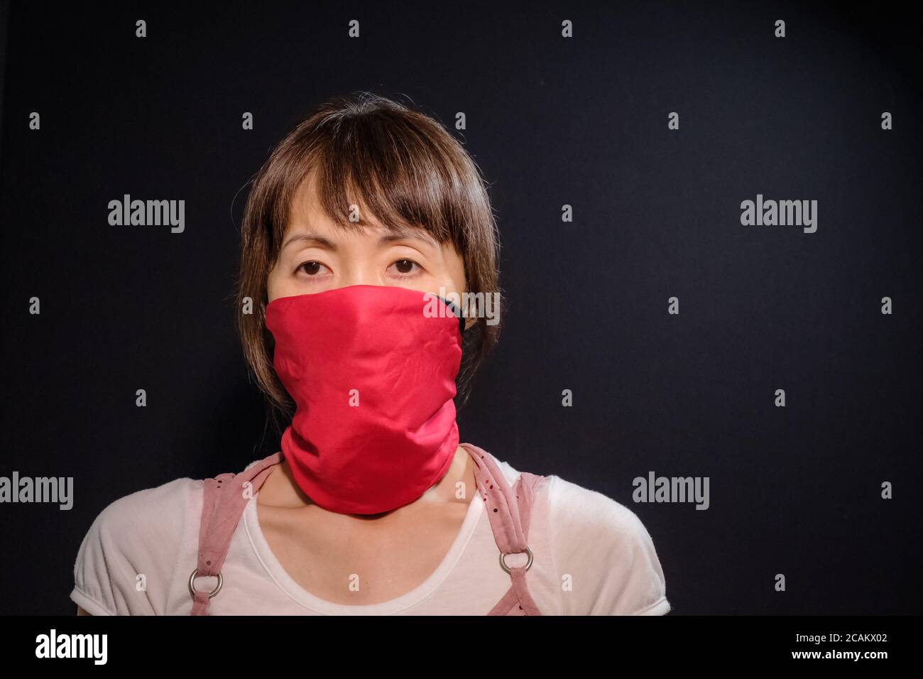 Oriental Girl Wearing Mask High Resolution Stock Photography and Images ...