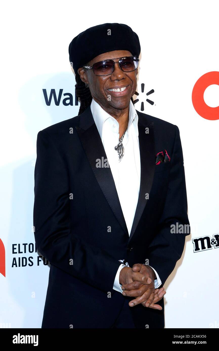 LOS ANGELES - FEB 9: Nile Rodgers at the 28th Elton John Aids ...