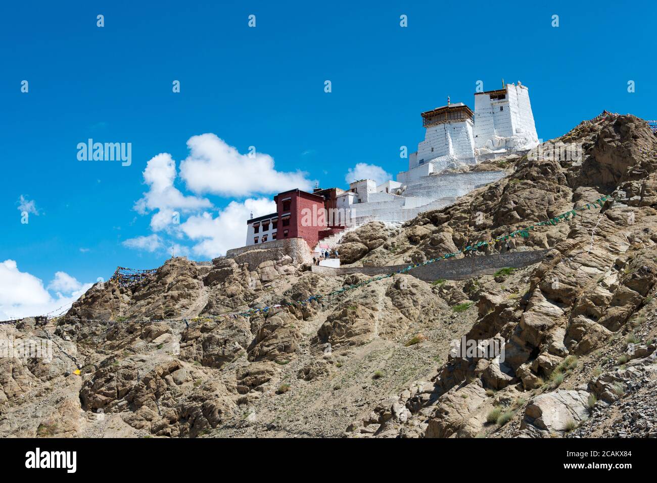 Ladakh, India - Namgyal Tsemo Monastery (Namgyal Tsemo Gompa) in Leh ...