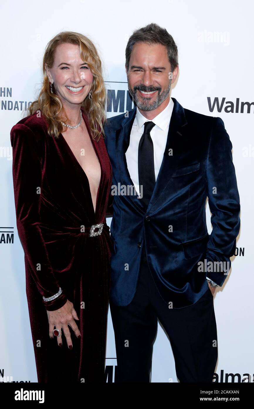 LOS ANGELES - FEB 9: Janet McCormack, Eric McCormack at the 28th Elton ...